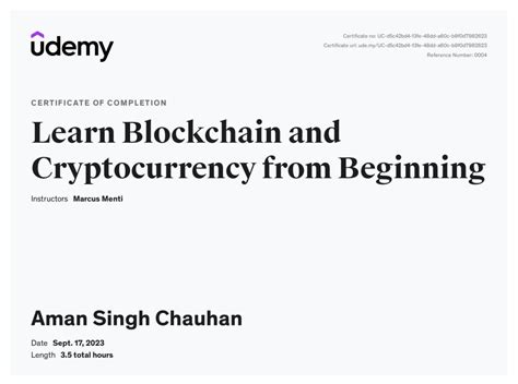 Aman Singh Chauhan On Linkedin Udemy Course Completion Certificate