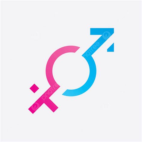 Gambar Logo Simbol Gender Seks Dan Kesetaraan Ilustrasi Vektor Pria Dan Wanita Keseimbangan