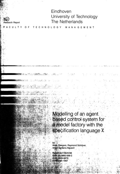 Pdf Modelling Of An Agent Based Control System For A Model Factory