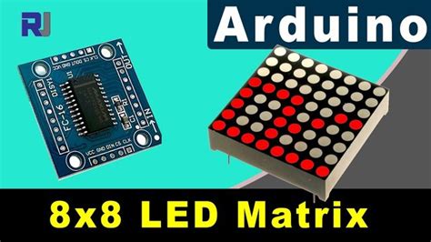 8x8 Led Matrix Using A Max7219 Arduino Module
