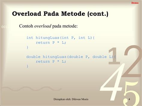 Pemrograman Berorientasi Objek Modul VI PPT