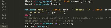 error on class filemanager php line 208 · issue 2 · wangyihang codiad remote code execute