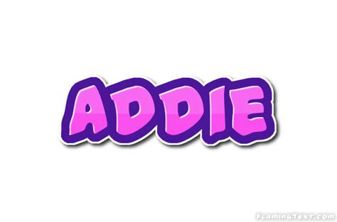 Addie Logo Free Name Design Tool From Flaming Text