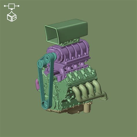 V8 Supercharged Engine