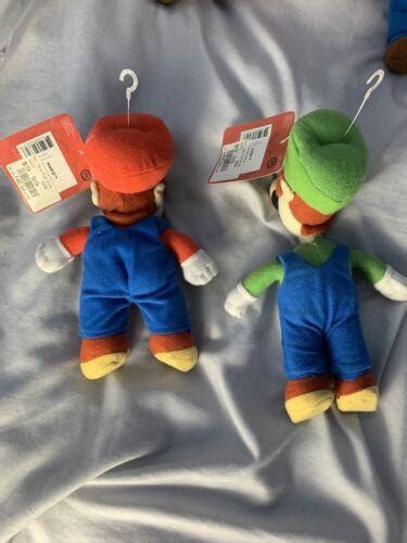 Rare Mario Party 5 Plush And Kellytoy Mario And Luigi Plush Lot