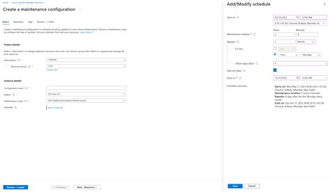 Scheduling Recurring Updates In Azure Update Manager Microsoft Learn