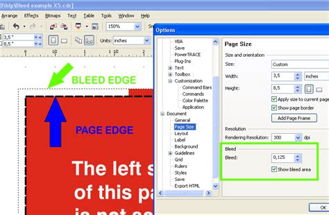 Bleed Option Not Working For Pdf Coreldraw X5 Coreldraw Graphics