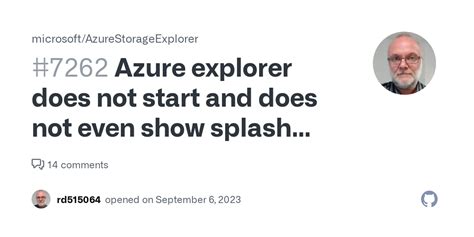 Azure Explorer Does Not Start And Does Not Even Show Splash Screen · Issue 7262 · Microsoft