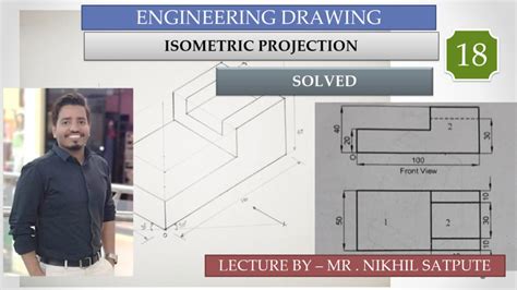 Engineering Drawing Isometric Projections Problem 18 Learn With