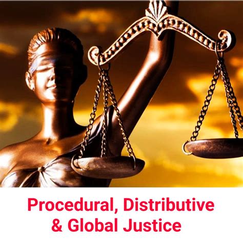 Procedural Distributive And Global Justice Esikhya