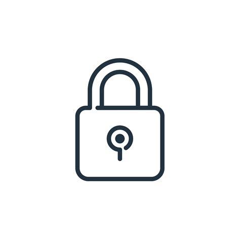 padlock icon isolated on a white background padlock security and protection symbol for web