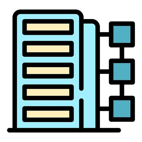 Premium Vector Customer Database Infrastructure Icon Outline Customer