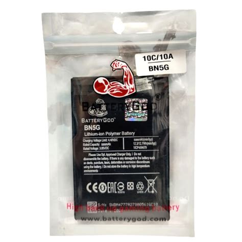 BATTERYGOD Full Capacity Proper MAh Battery For Xiaomi Redmi C A BN G BN G BN G