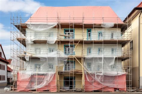 Premium Ai Image Safeguarding Your Construction Project Scaffolding