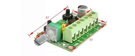 PWM Based DC Motor Speed Controller Model NFP PWM BLDC Microdcmotors Com