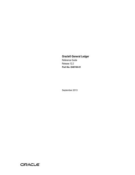 Pdf Oracle® General Ledger Dokumen Tips
