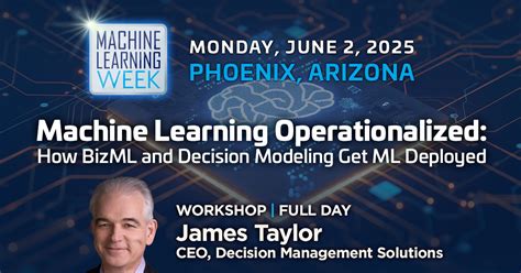 Master The Operationalization Of Machine Learning At Mlw25