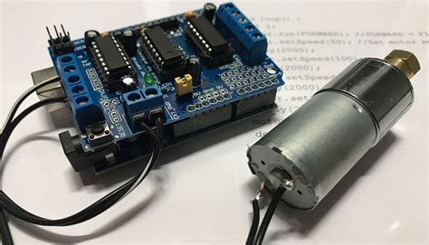 arduino dc motor steuern
