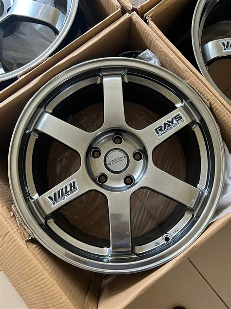 Brandnew Te37 Hyper Black 18x85 Ccacarshoponline