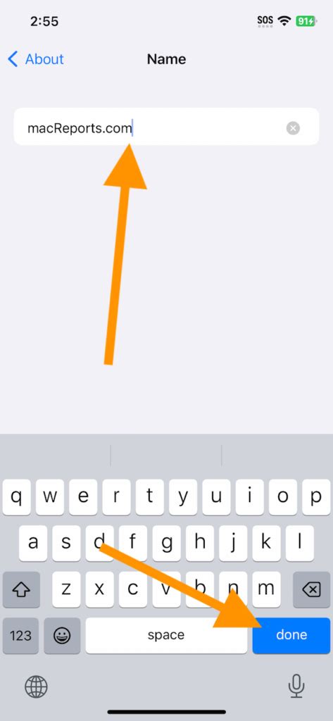 How To Change Your IPhone S Name MacReports