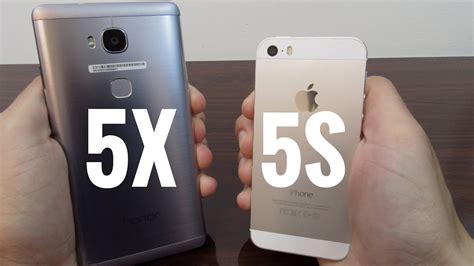 Honor 5X VS iPhone 5S - YouTube