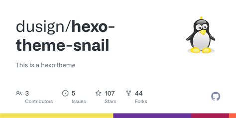 GitHub Dusign Hexo Theme Snail This Is A Hexo Theme