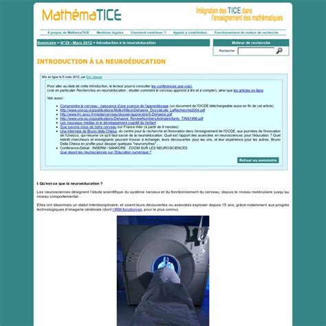 Introduction à la neuroéducation Pearltrees
