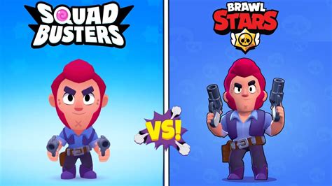 Squad Busters Vs Brawl Stars Colt Gameplay Youtube