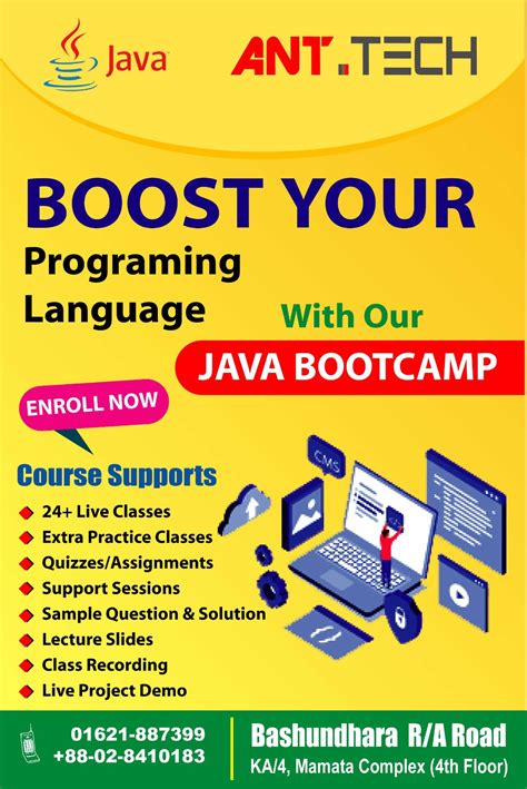 ant tech java course beginnerlevel to advancelevel