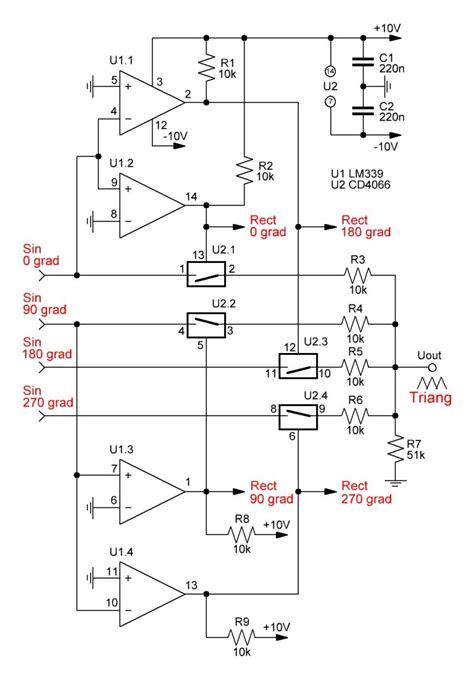 Rectangle And Triangle Waveform Function Generator Edn