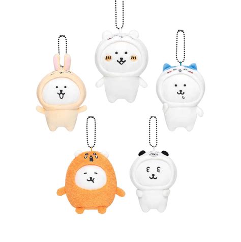 나가노 나가노 농담곰 X 치이카와 변신 마스코트홀더 키홀더 하치와레 우사기 고로케 퍼그 위시버킷