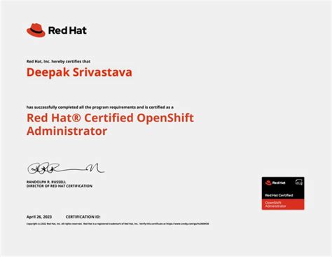 Red Hat OpenShift Administration Training Certification