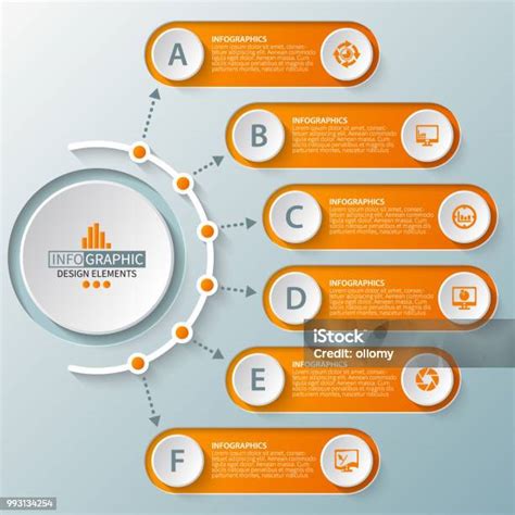 อินโฟกราฟิกกระดาษ 3 มิตินามธรรม ภาพประกอบสต็อก ดาวน์โหลดรูปภาพตอนนี้ กรอบ องค์ ประกอบ