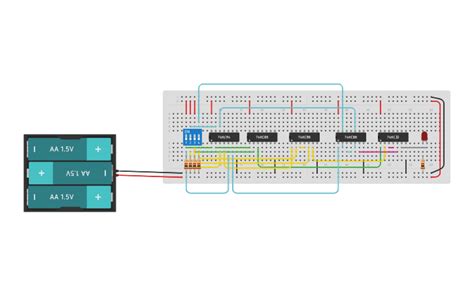 Circuit Design Posible 4 Tinkercad
