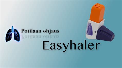 Easyhaler Lääkkeiden Ohjausvideo Youtube