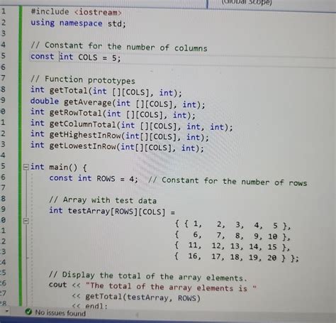 Solved Global Scope Include Using Namespace Std Own