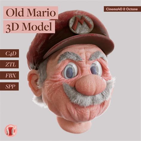 Old Mario 3d Model