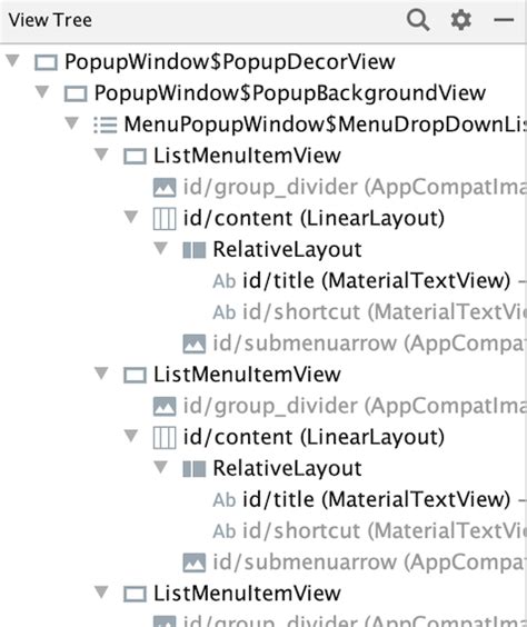 Android Unable To Select View Menu Item Using Withid Method In Ui