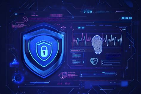 Cyberai数字艺术 Cyber Security3d渲染科技感盾牌锁指纹生物识别安全系统状态插画 Ai平面元素免费下载 Png格式 4032像素 编号71723367 千图网