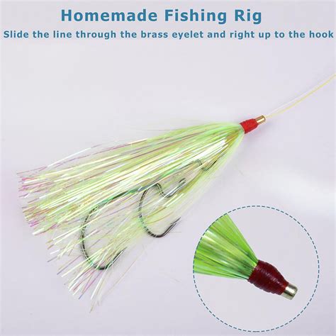 Bucktail Mylar Flash Teasers 110mm 6 Packs Slow Jigs Australia