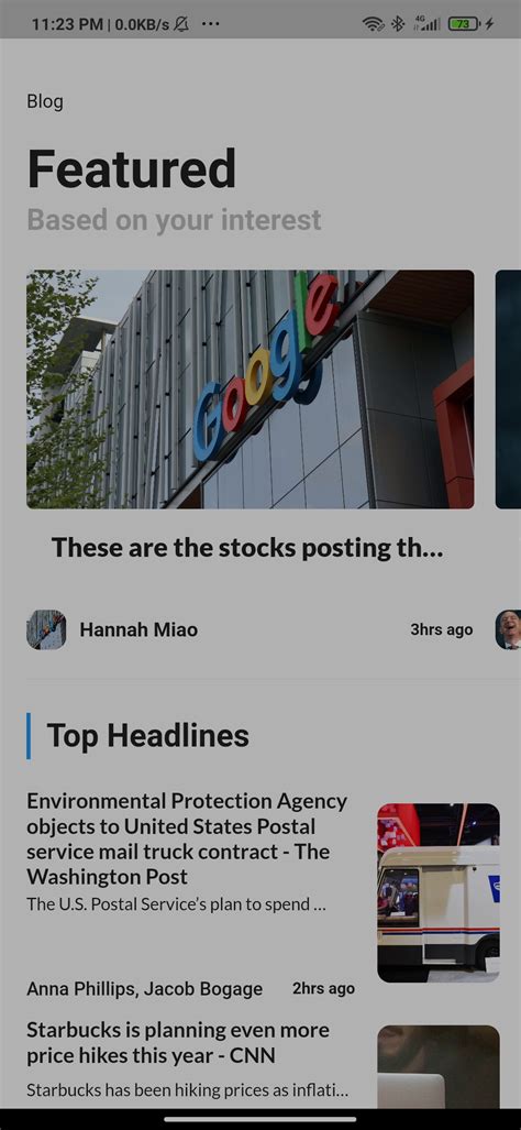 Blog App V2 Clean Architecture With MVVM