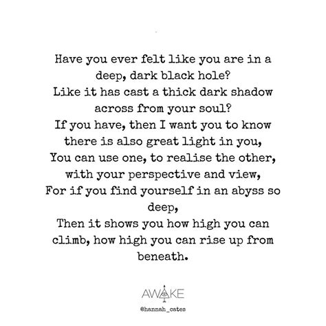 Hannah Cates Darkness Can Lead To Your Light Poetryforthesoul