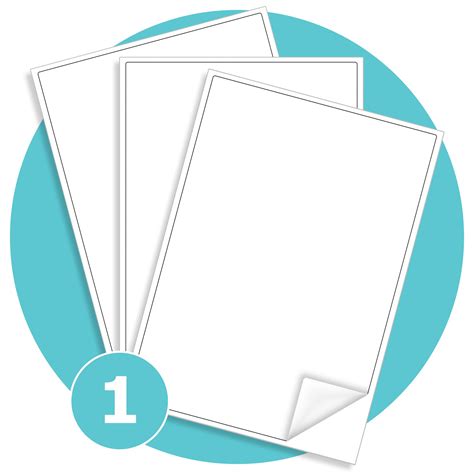 Buy 20 X Multipurpose A4 Label Sheets 1 Label Per Sheet 200 X 289mm