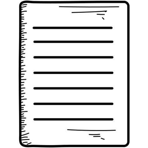Note Generic Outline Icon