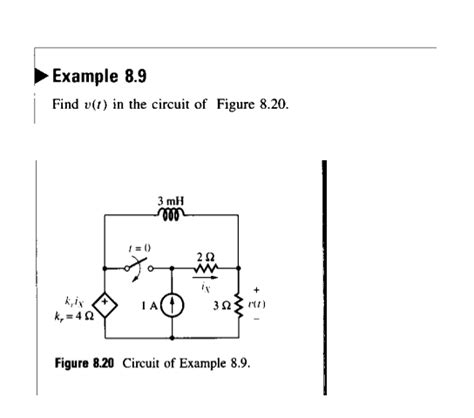 Solved Example Find V T In The Circuit Of Figure Chegg