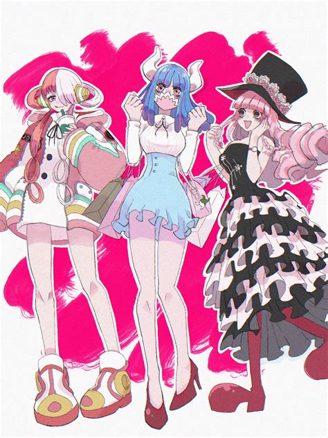 Perona Uta And Ulti One Piece And 1 More Drawn By Kazashi
