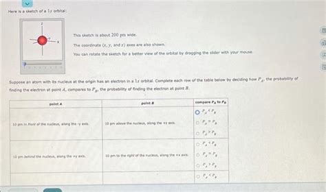 Solved Here Is A Sketch Of A Is Orbital This Sketch Is Chegg Com