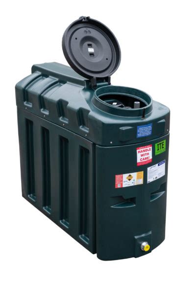 650 Litre Bunded Heating Oil Tank Plastic Slimline Model Harlequin