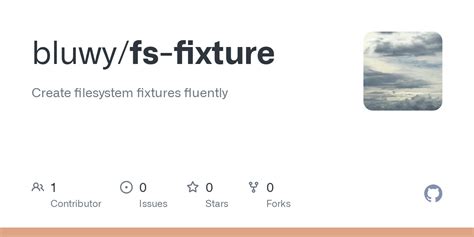 Github Bluwyfs Fixture Create Filesystem Fixtures Fluently