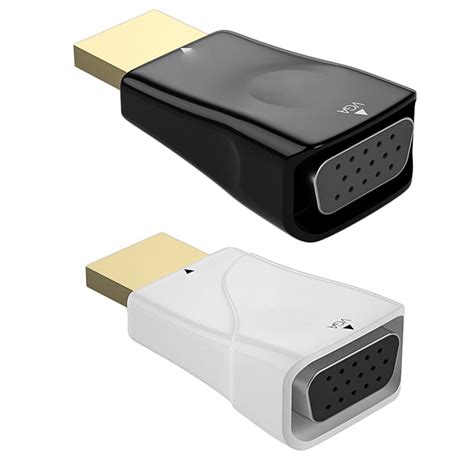 Hd 1080p Hdmi 호환 Vga 어댑터 실용 Vga 출력 Pc 컨버터 커넥터 컴퓨터 노트북 부품 공급 Aliexpress